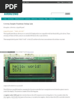 Using 1602 LCD Keypad Shield W Arduino Practical P | PDF