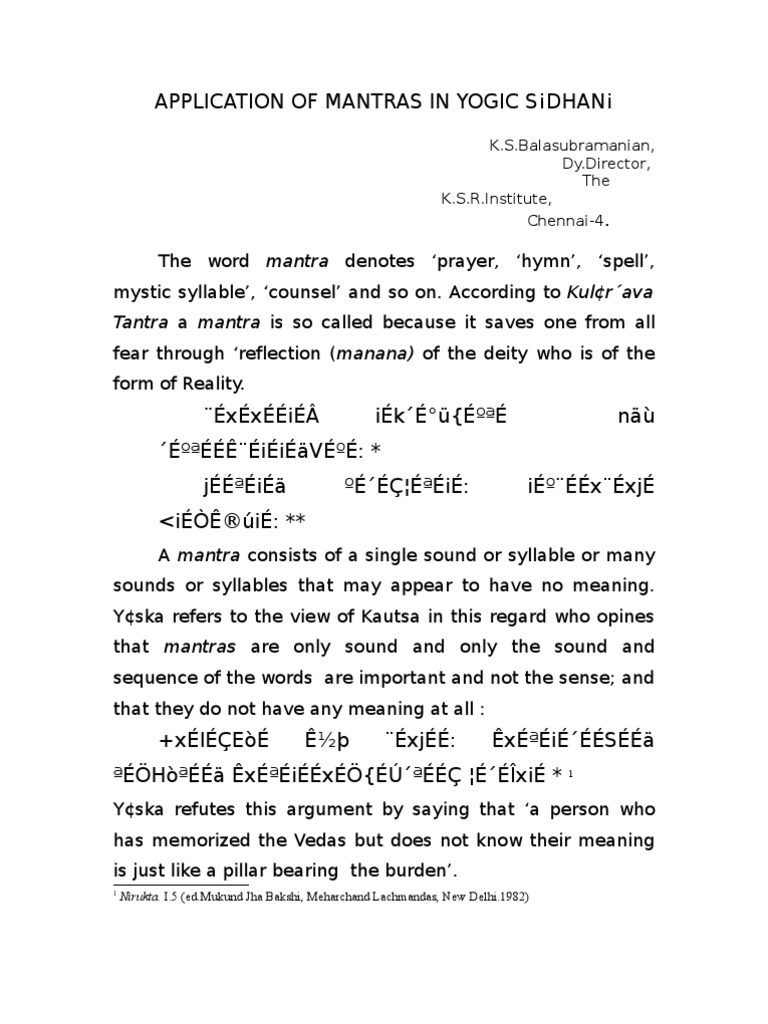 Application of Mantras | PDF | Mantra | New Age