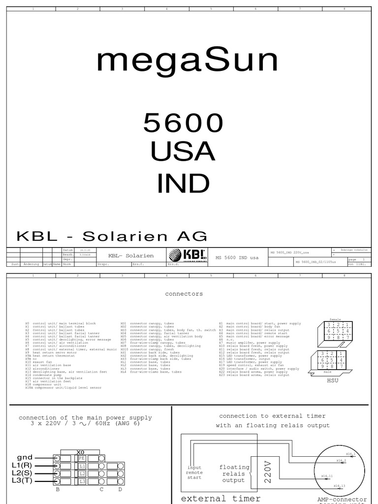 MegaSun 5600 Wiring Diagram Guide | PDF | Integrated Truss Structure ...