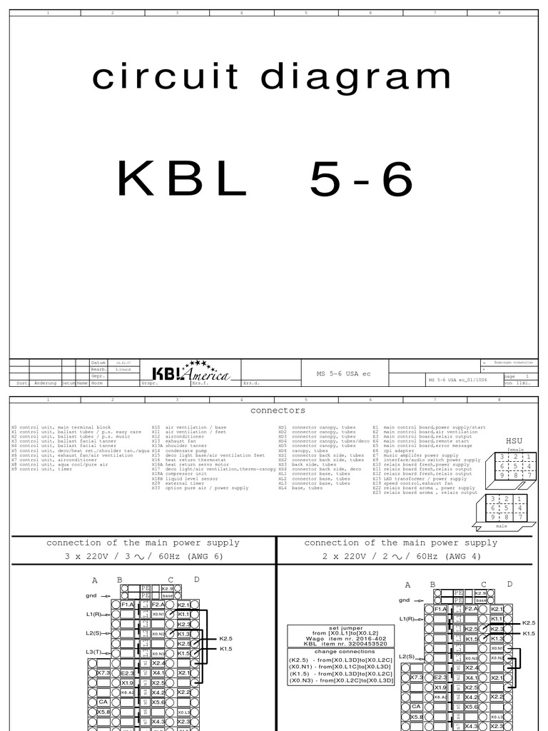 KBL 6800 Tanning Bed Wiring Diagram | PDF | Manufactured Goods ...