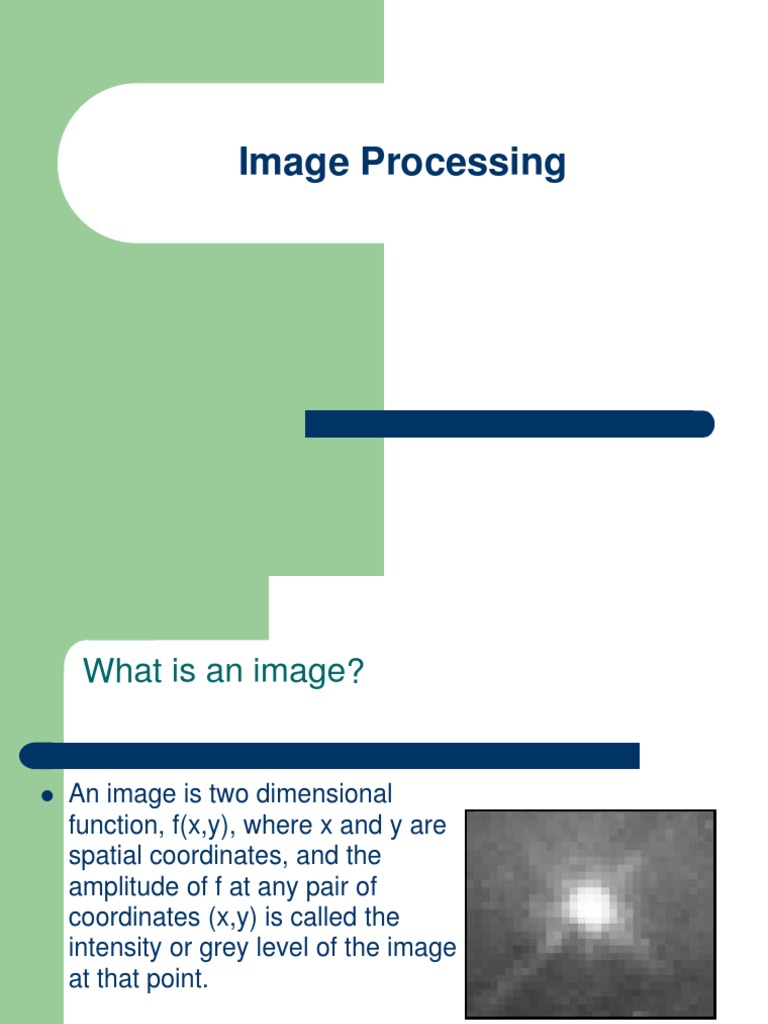 Introduction To Image Processing | PDF