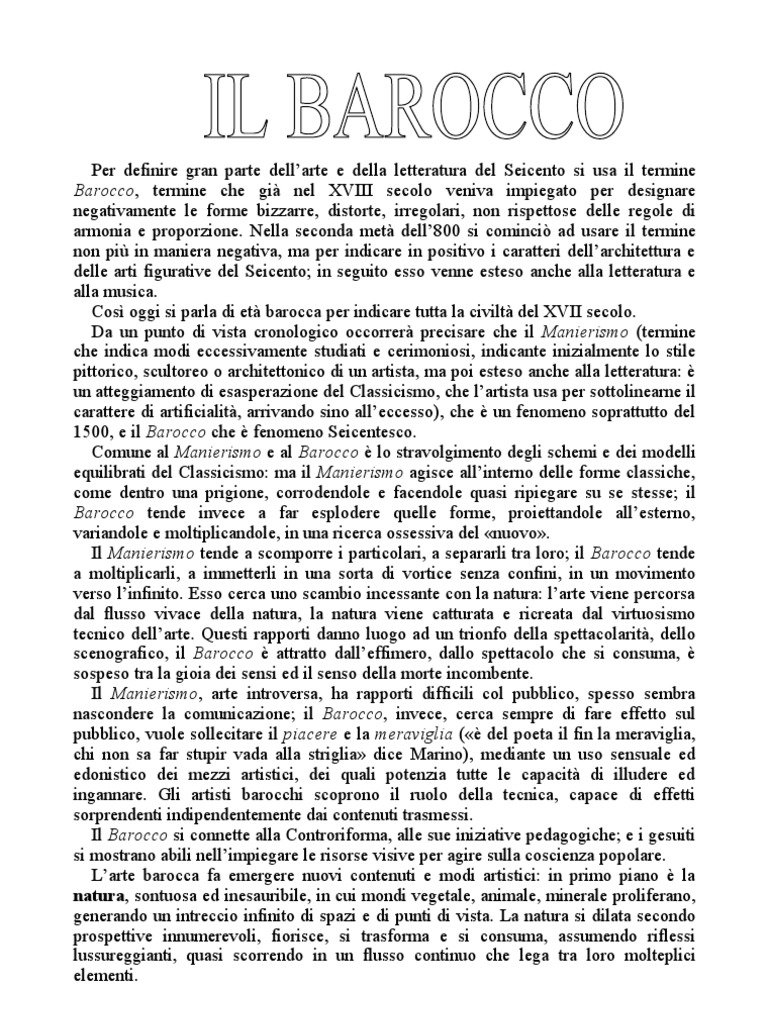 Barocco | PDF