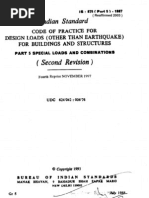 Is: 875 (Part 2) | PDF | Structural Load | Dormitory