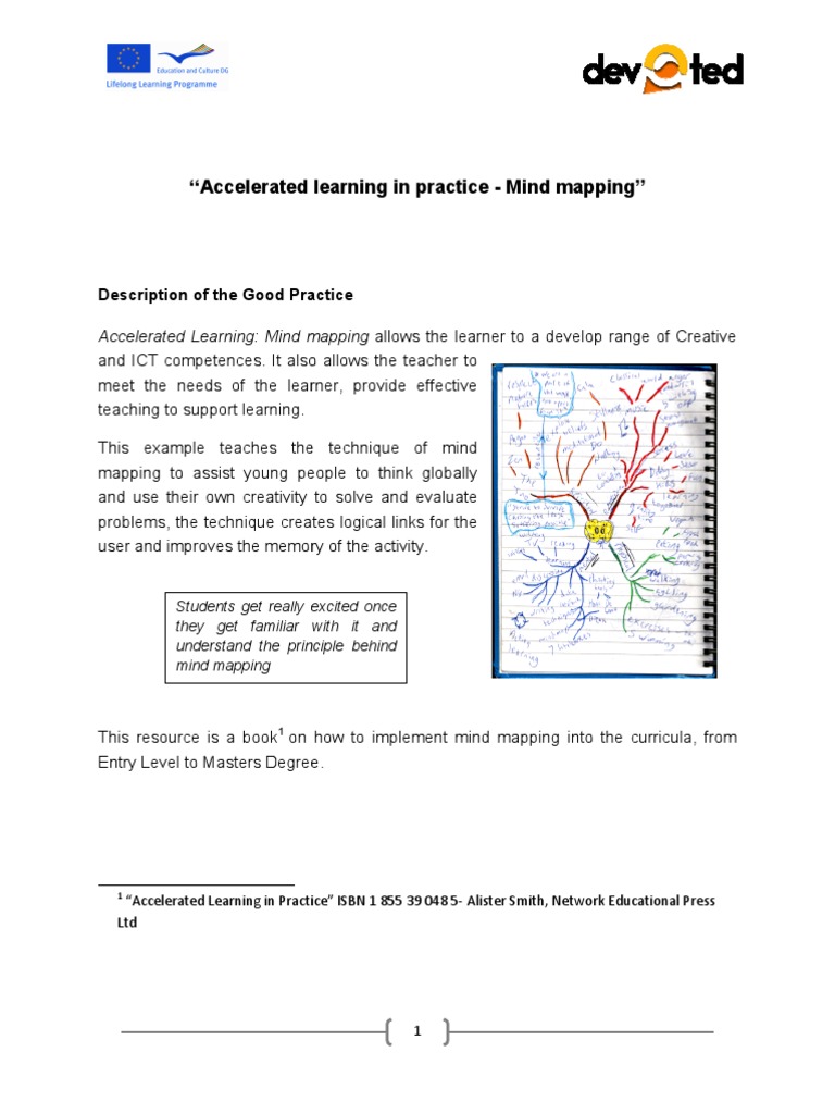 Accelerated Learning Practice Mind Mapping | PDF | Mind | Learning