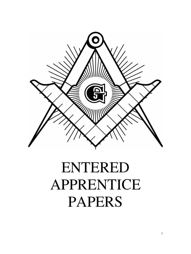 Entered Apprentice Info PDF | PDF | Freemasonry | Creed