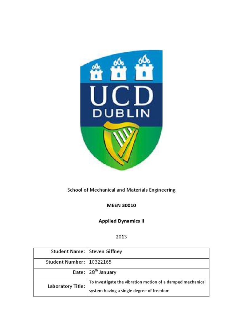 Vibrating Beam Lab Report | PDF | Oscillation | Resonance