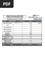 Cessna 150 Weight & Balance Sheet | PDF | Aircraft Configurations ...