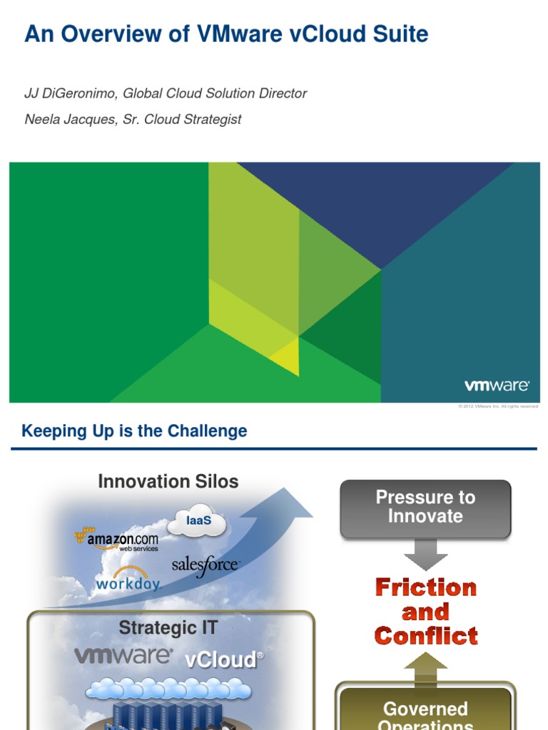 An Overview of Vmware Vcloud Suite | PDF | Virtual Machine | Cloud Computing