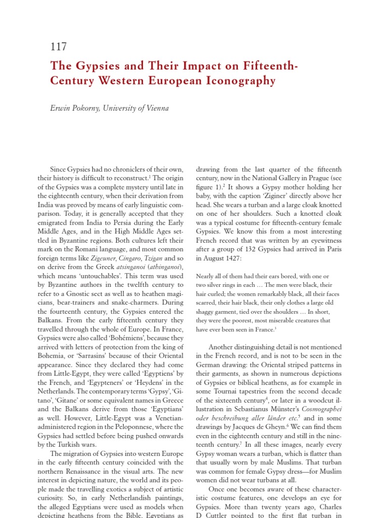 The Gypsies and Their Impact On Fifteenth-Century Western European ...