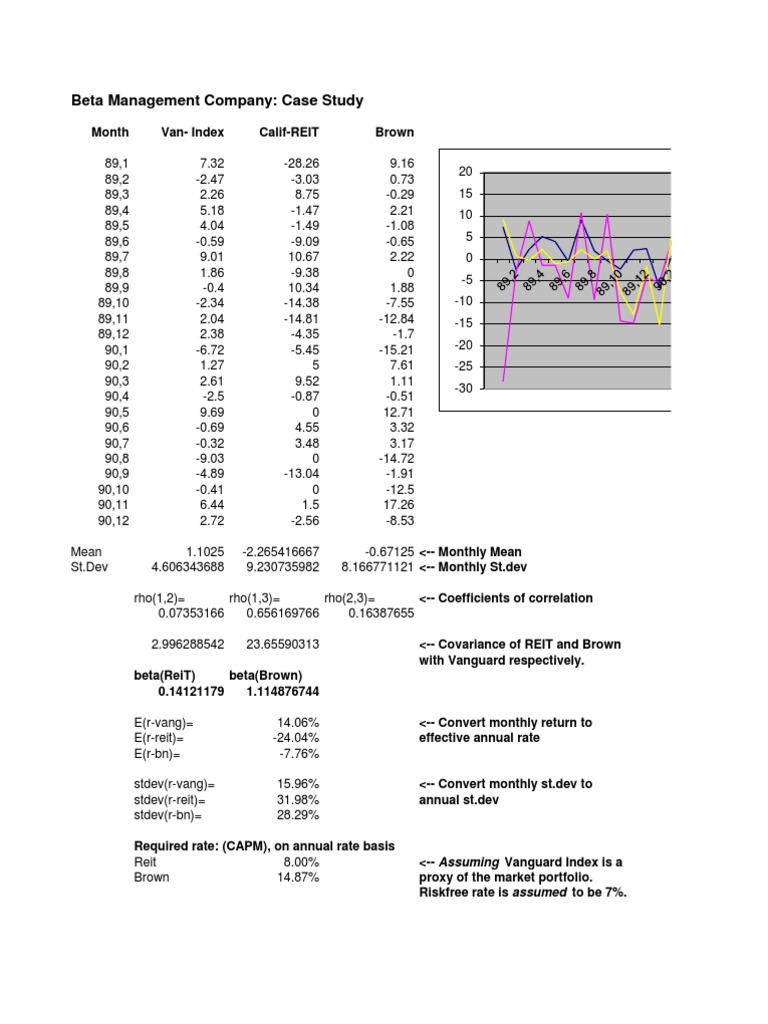 Beta Management Investment Analysis | PDF