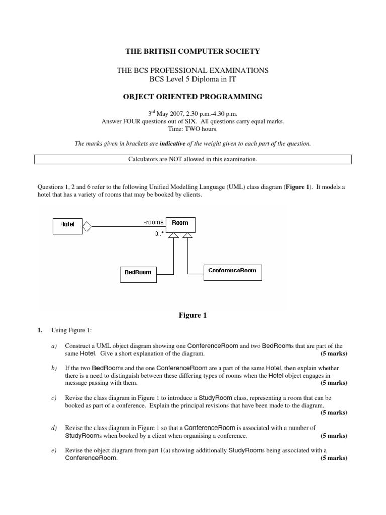 BCS Level 5 Diploma in IT OBJECT ORIENTED PROGRAMMING | PDF | Automated Teller Machine | Use Case