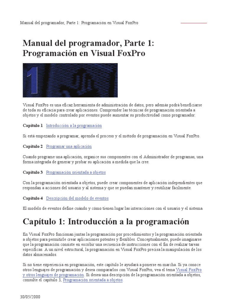 Manual Del Programador | PDF | Programa de computadora | Programación