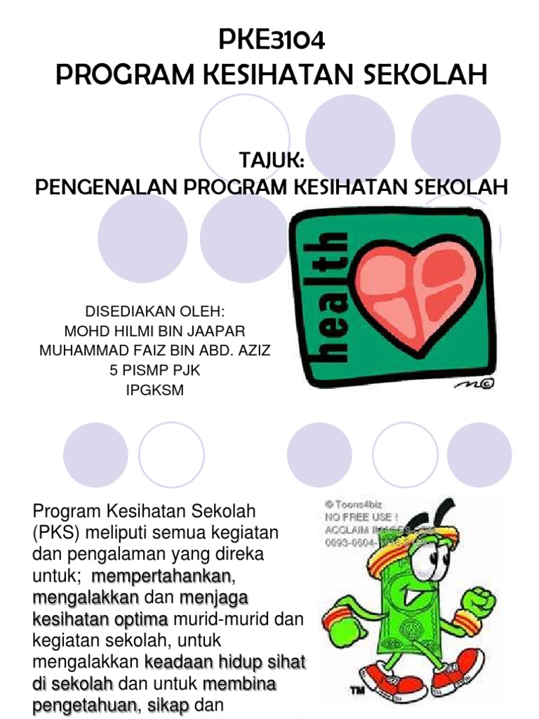 Pengenalan Program Kesihatan Sekolah | PDF