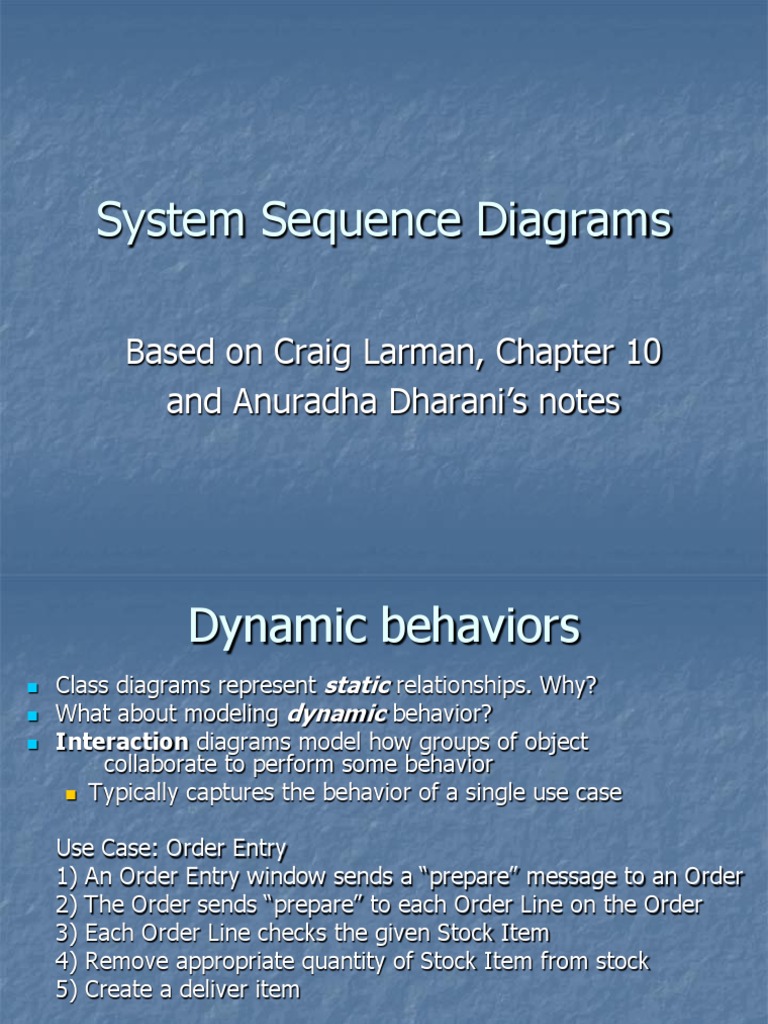 06 System Sequence Diagrams | PDF