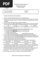 Psychometric Test Questions Answers | Triangle | Racism