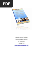 Interview Report Example | Interview | Graduate School