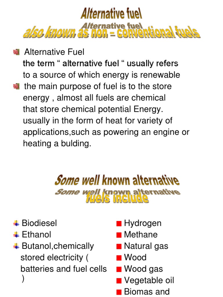 Alternative Fuel | PDF | Alternative Fuel | Fuels