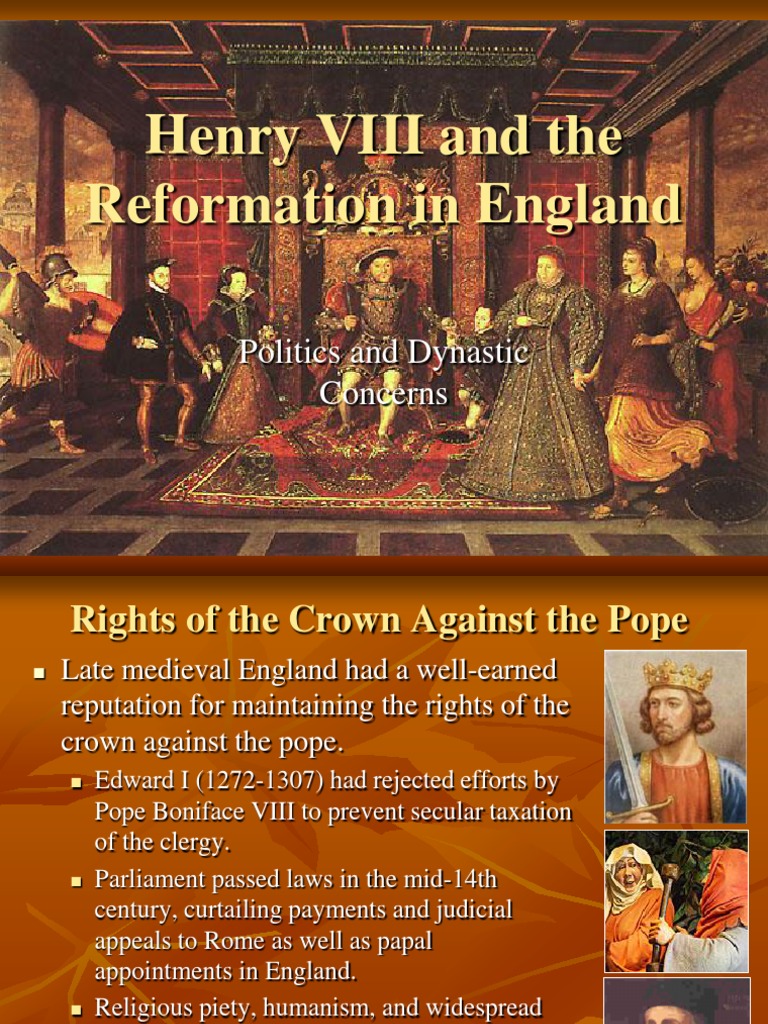 Henry VIII and The Reformation in England | PDF | Henry Viii Of England ...