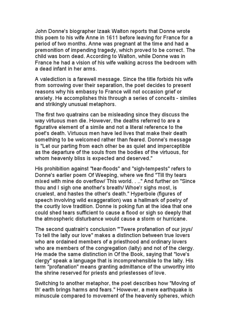 Valediction 1 | PDF | Clergy | Christianity