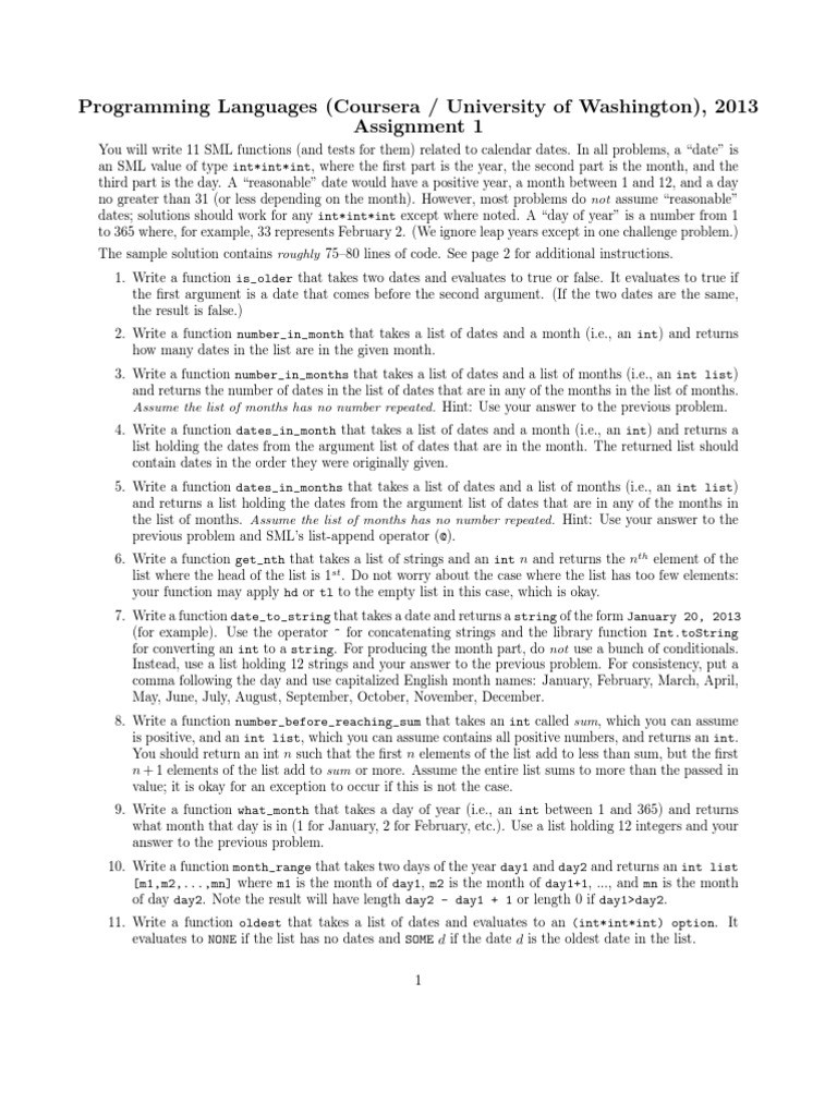 Hw 1 Pdf Subroutine Parameter Computer Programming 9414