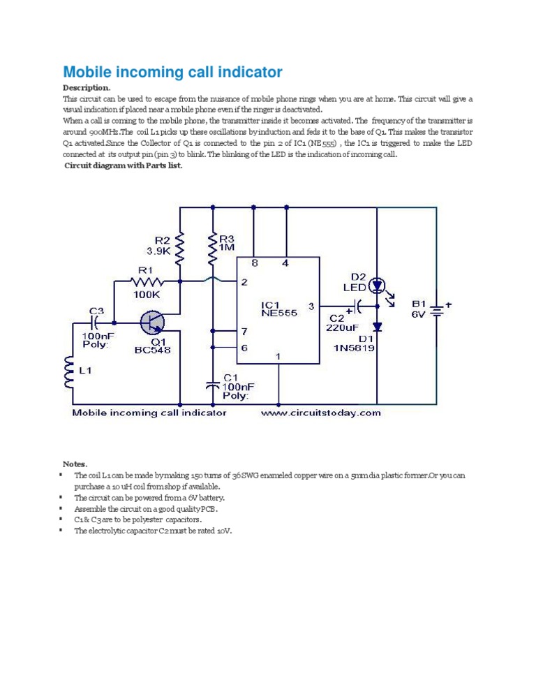 Visual Indicator for Mobile Calls | PDF