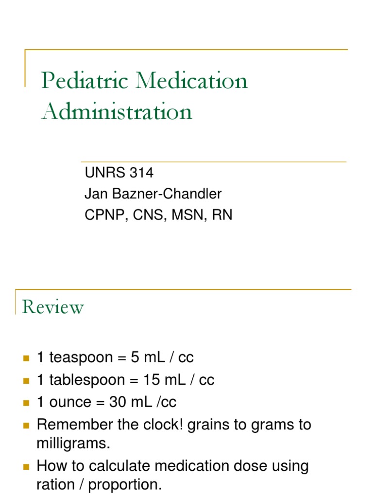 Pediatric Pharmacology. | PDF