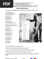 Notes - Poem 4. Communication. | PDF | Communication | Human Communication