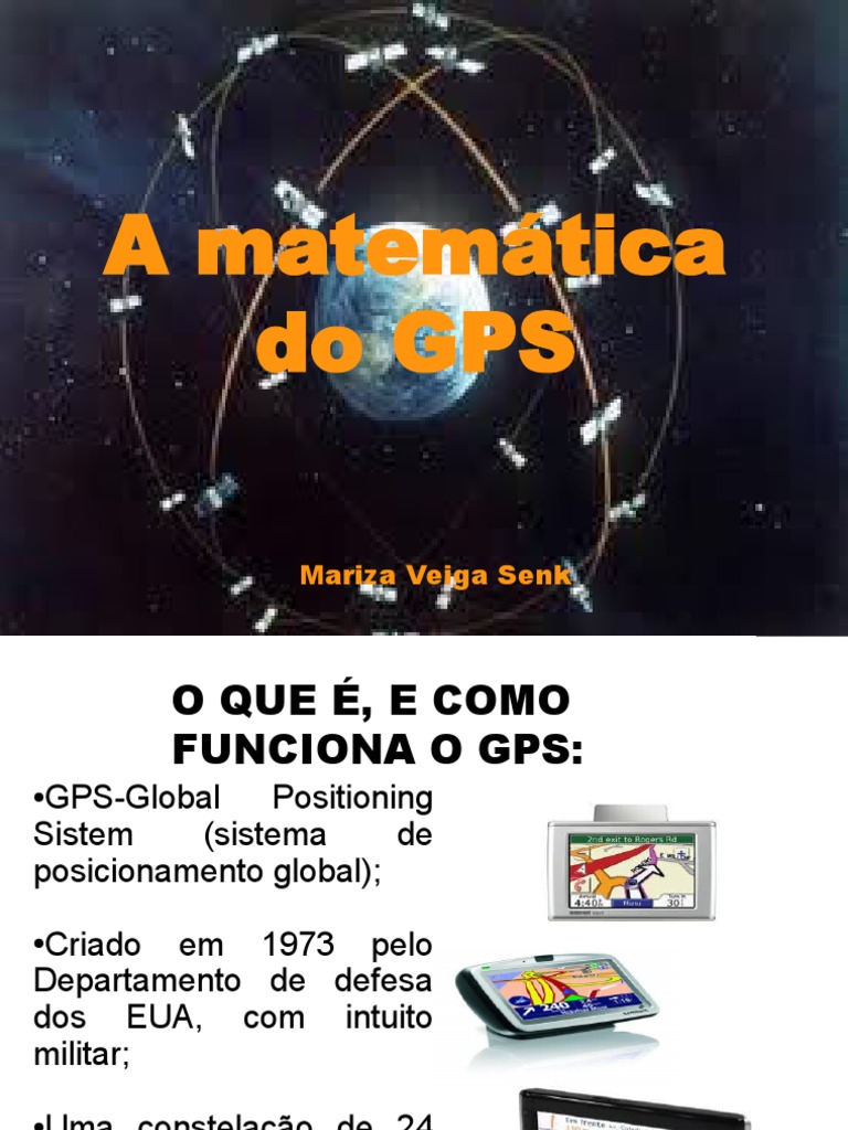 A matemática do gps | PDF | Sistema de Posicionamento Global (GPS ...