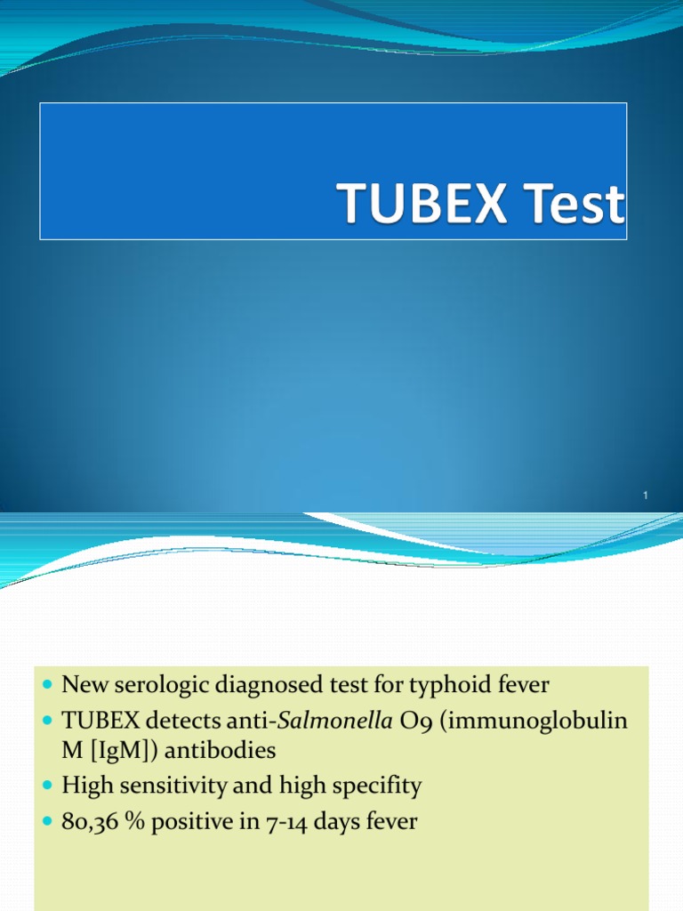Tubex Test | PDF