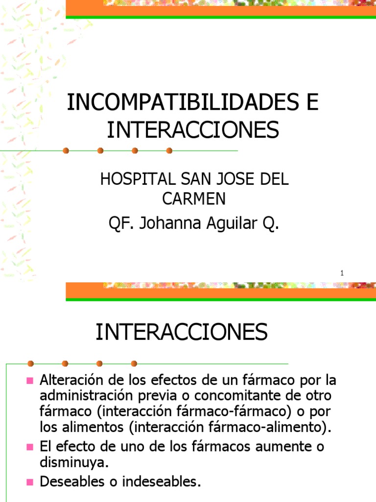 Incompatibilidades y Rifampicina | PDF | Medicamentos con receta | Farmacia