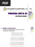 Test de Inteligencia Beta 4 | PDF | Escala de inteligencia para adultos ...