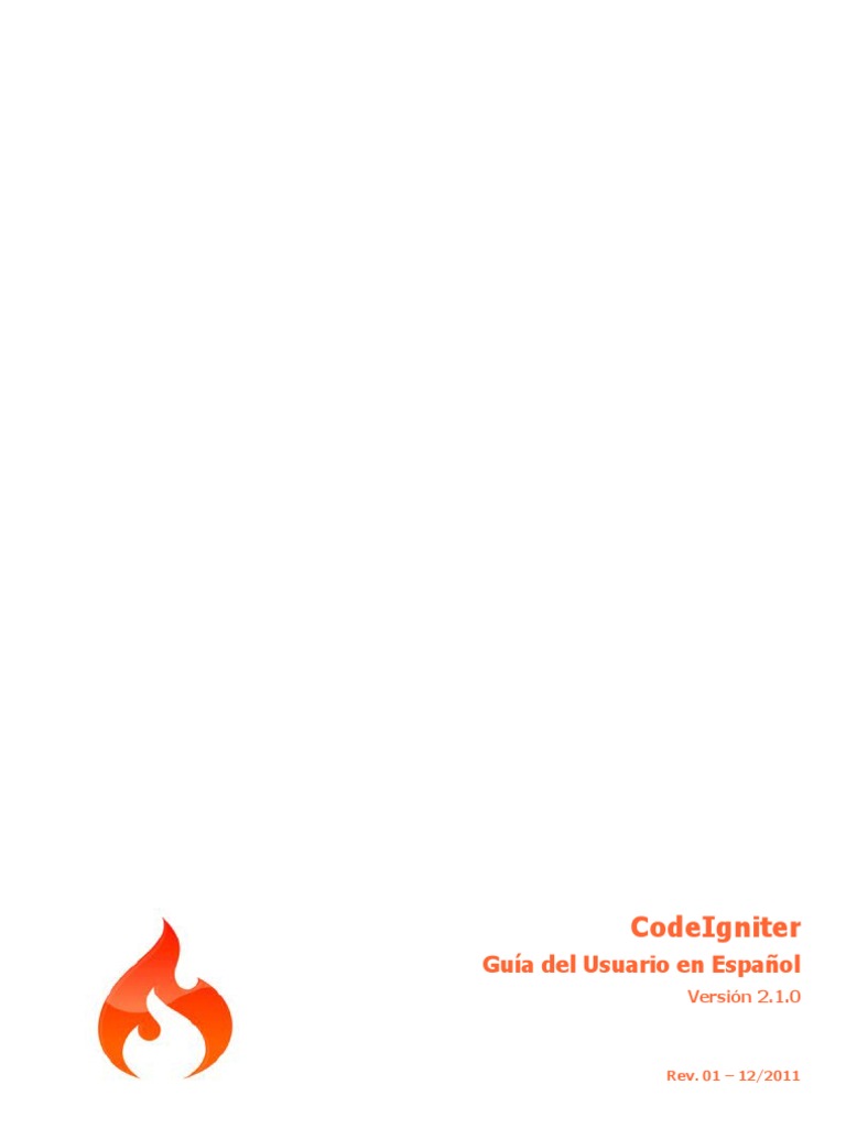 CodeIgniter Guia Usuario 2.1.0 PDF | PDF | Marco de software | Modelo – Vista – Controlador