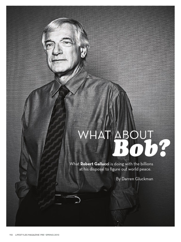 Robert Gallucci, MacArthur Foundation Head Honcho | PDF | Persian Gulf ...