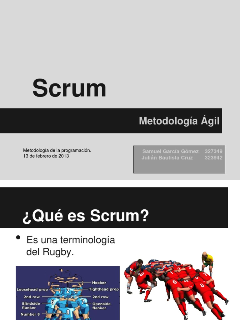 Scrum | PDF | Scrum (desarrollo de software) | Business