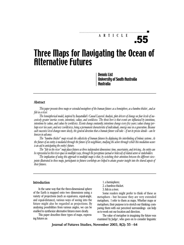 Dennis List - Three Maps For Navigating The Ocean of Alternative ...