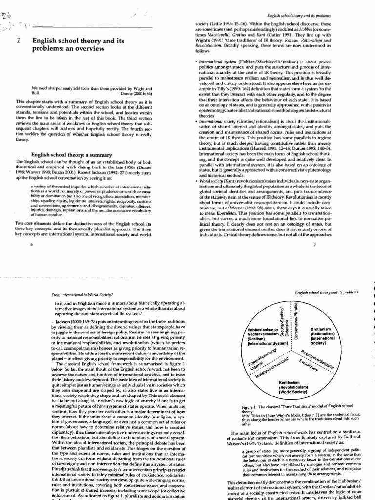 Barry Buzan (2004) - From International To World Society | PDF | Rationalism | Cosmopolitanism