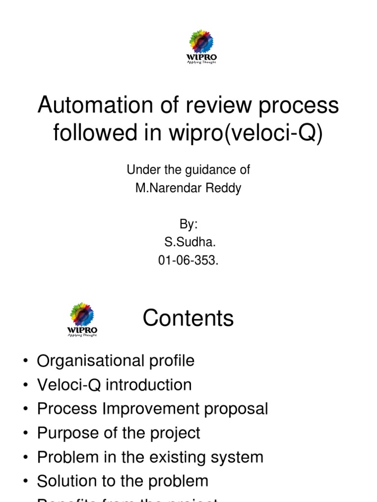 Wipro Project | PDF
