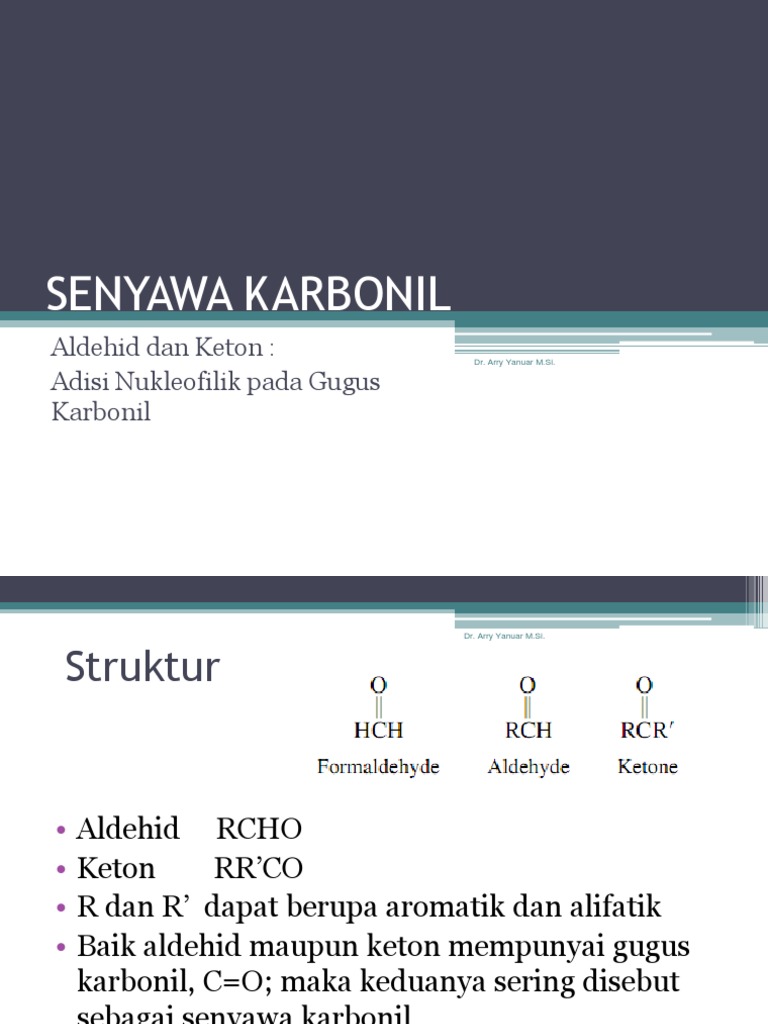Senyawa Karbonil PDF | PDF
