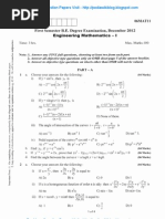 Engineering Mathematics Formula Sheet | PDF | Trigonometric Functions ...