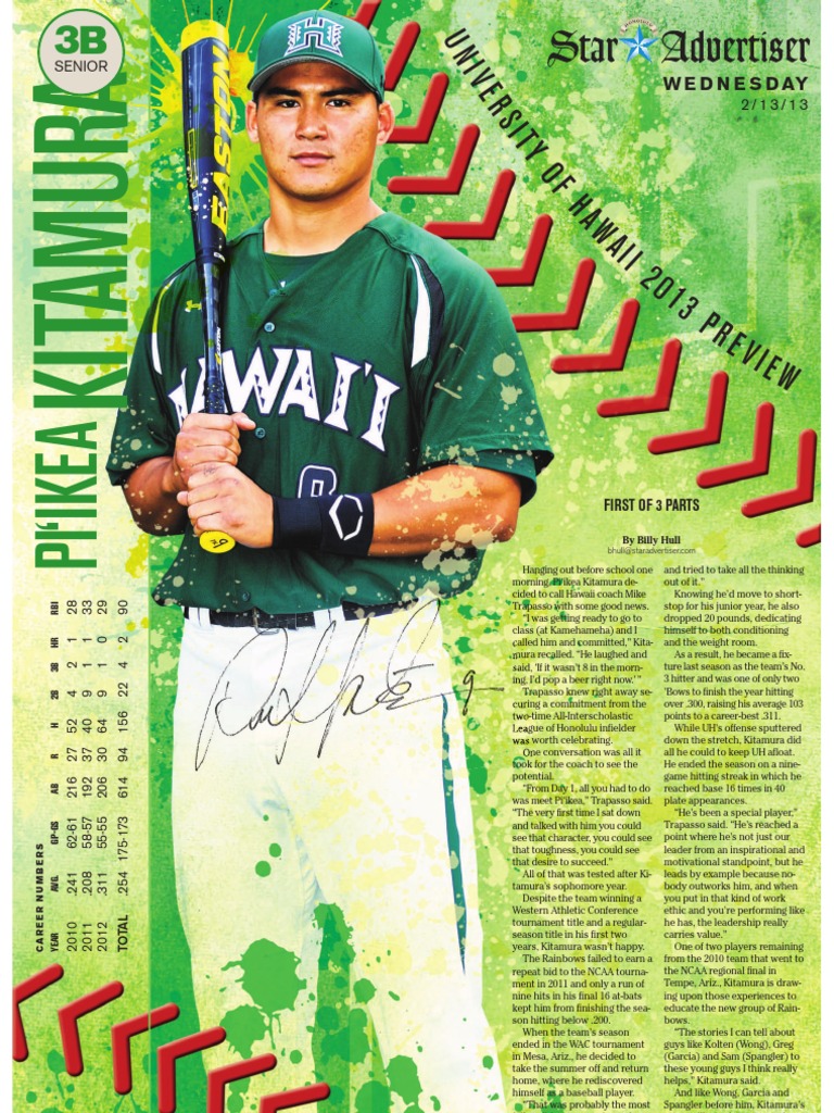 University of Hawaii 2013 Baseball Preview | PDF | Pitcher | Positions ...
