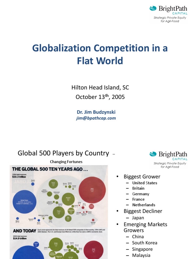 Global Competition in A Flat World 10.05 | PDF | Globalization ...