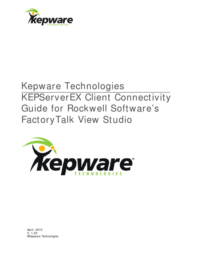 KTSM00002 FactoryTalk View Connectivity Guide KEPWARE | PDF | Server (Computing) | Tag (Metadata)