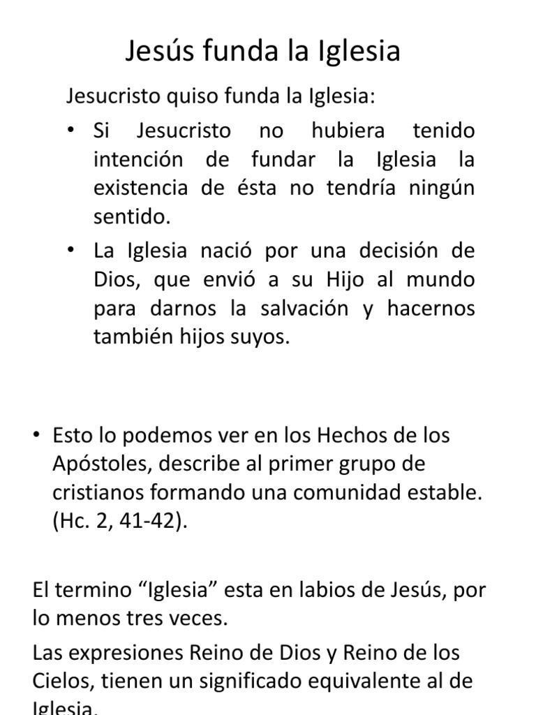 Jesús Funda La Iglesia | PDF