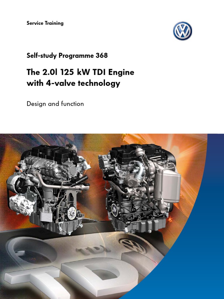 368.Vw - Motor 2.0 TDI (170 CV) - (GB) | PDF | Turbocharger | Fuel ...