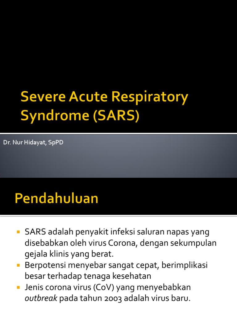 SARS | PDF