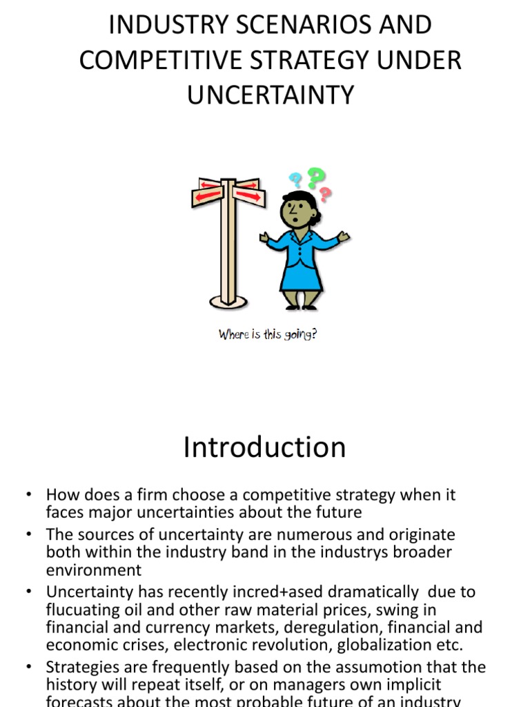 Industry Scenarios and Competitive Strategy Under Uncertainty | PDF ...