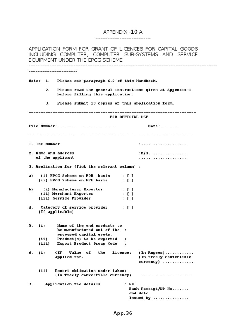 Appendix 10a | PDF | Rupee | Exports