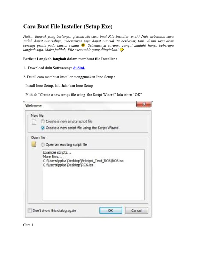 Cara Buat File Installer | PDF