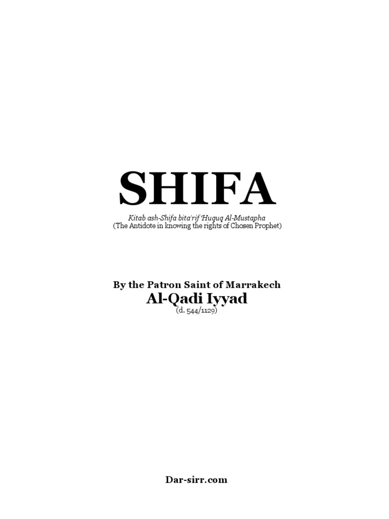 Kitab Ash-Shifa: Rights of the Prophet | PDF | Prophets And Messengers ...