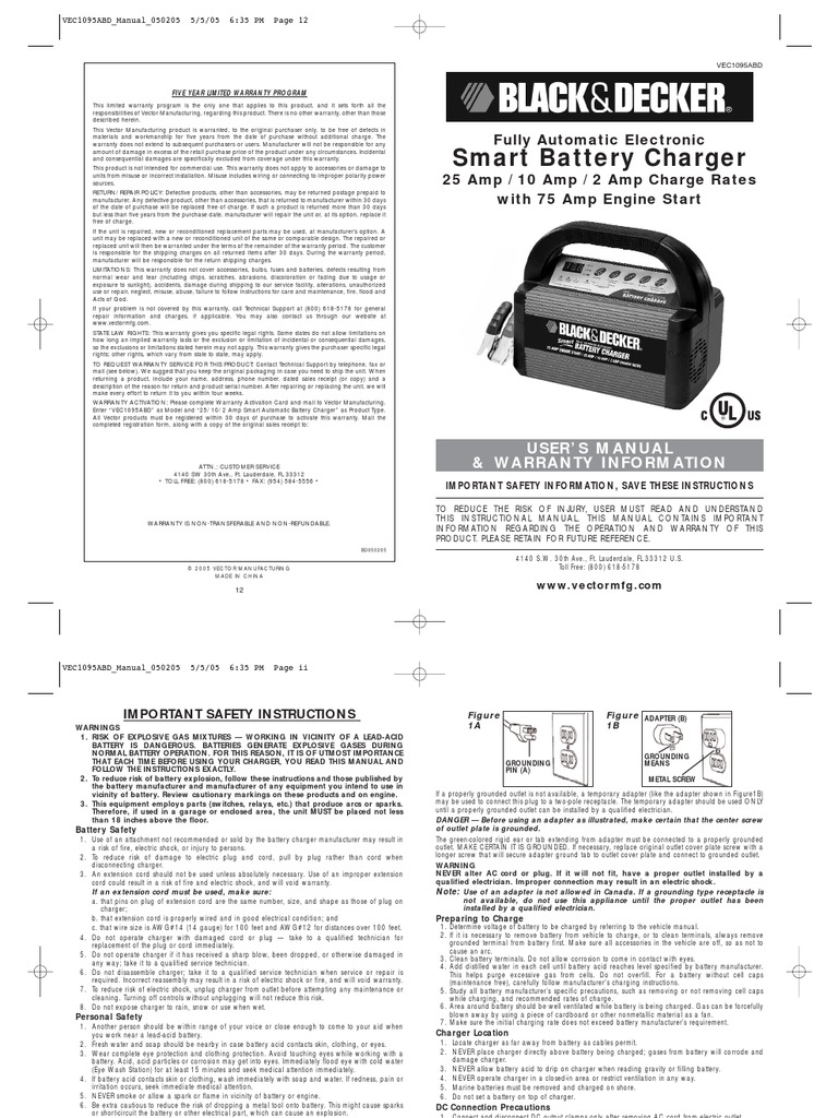 Vector Battery Charger | Battery Charger | Electronics